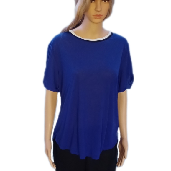 Free People | Tops | Newfree Prople L Blue Tshirt Top | Poshmark